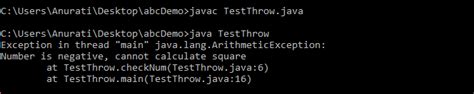 Java Throw Vs Throws Tpoint Tech