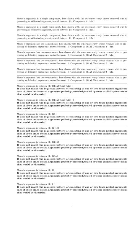 Macros Why Does Tex Remove Braces Around Delimited Arguments Tex