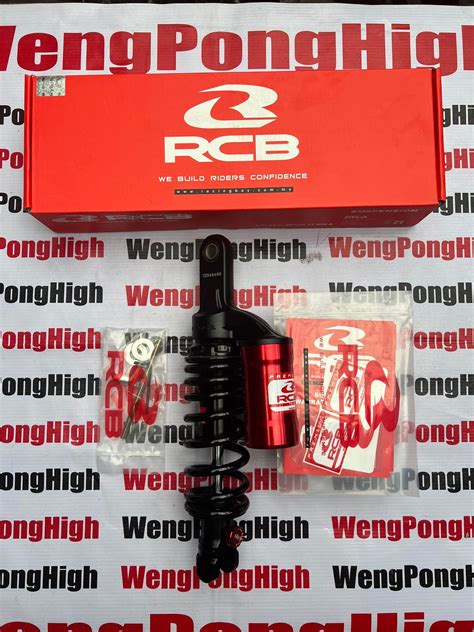 RCB REAR SHOCK MIO SPORTY AMORE SOULTY SKYDRIVE BEAT MM LOWERED MB SERIES ADJUSTABLE BLACK