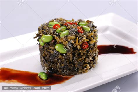 周庄咸菜毛豆 中国菜系 食品餐饮 摄影素材 汇图网www huitu