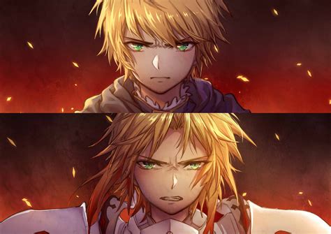 Mordred Mordred And Arthur Pendragon Fate And 1 More Drawn By Arsh