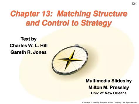 ppt chapter 13 matching structure and control to strategy powerpoint