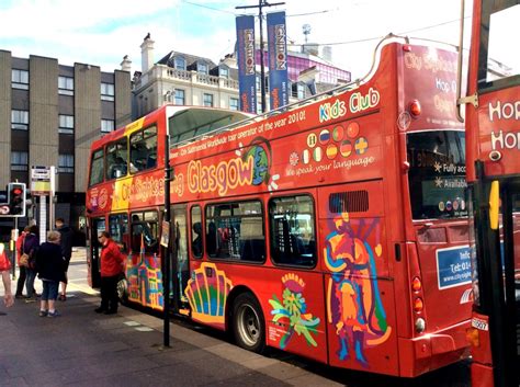 Hop On The Glasgow Sightseeing Bus Tour Travel Junkie Girl