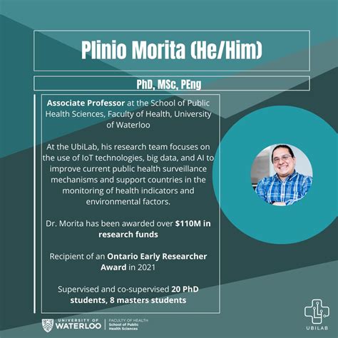 Meet Plinio Morita He Him Phd Msc Peng Plinio Is An Associate… Ubilab University Of