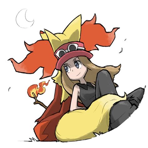 Serena And Delphox Pokemon And 1 More Drawn By Blacknirrow Danbooru