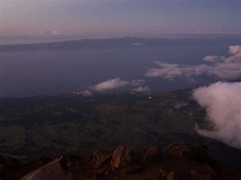 Flavius Atlantikus Subida Ao Vulcão Da Ilha Do Pico 2351m Verão 2012
