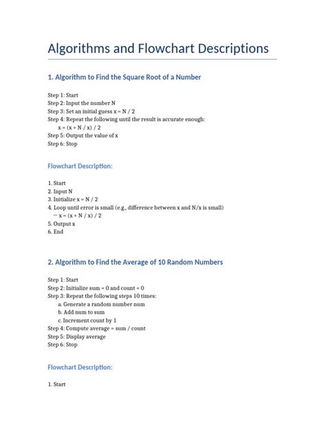 Algorithms And Flowcharts With Images Pdf