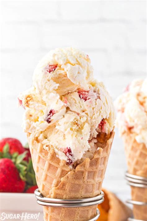 Strawberry Shortcake Ice Cream SugarHero