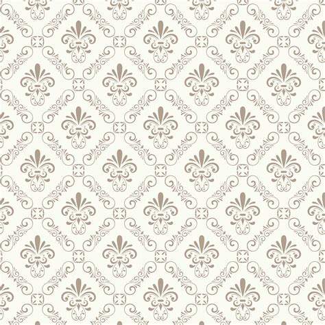 Papel De Parede Adesivo Arabesco Provençal Bege e Branco Elo