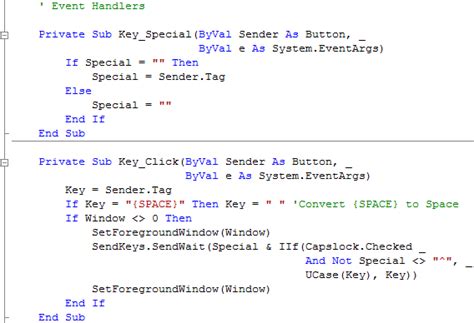 CESPage Visual Basic Tutorials On Screen Keyboard