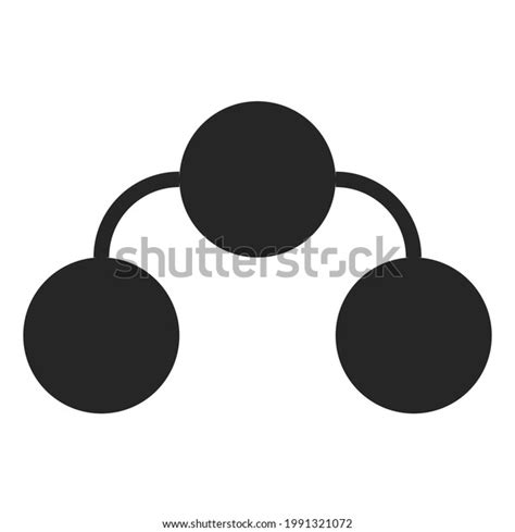 Nodes Circles Connections Interconnected Circles Infographics เวกเตอร