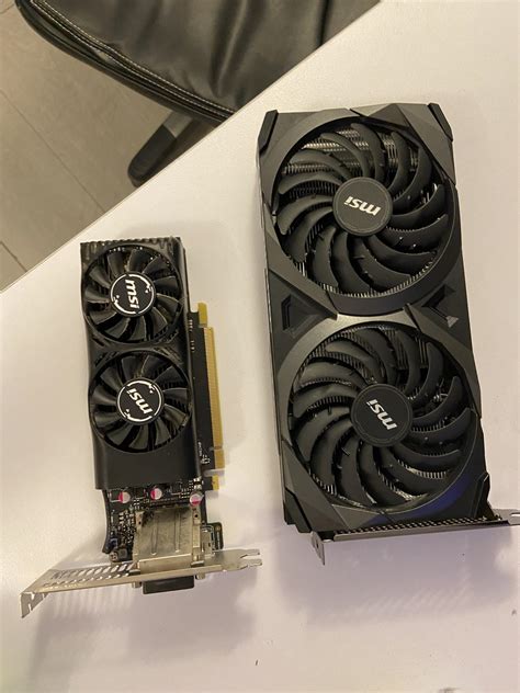 Size Comparison My Old Gpu Vs My New Gpu From Gtx 1050 Ti To Rtx 3060