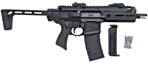 Sig Sauer Semi Auto Mcx Rattler With 3 Round Full Auto Burst Co2 Bb Air