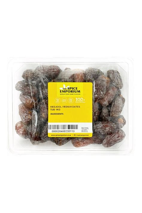 Medjool Dates Tub 1kg The Spice Emporium