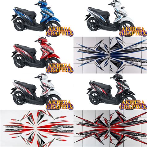Jual Stiker Striping Honda Vario New Fi 110 Tahun 2014 2015 Lis Polet