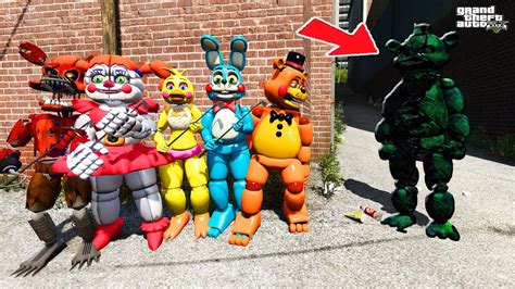 ГТА 5 ФНАФ АНИМАТРОНИКИ КАК ФРЕДДИ И АНИМАТРОНИКИ УЗНАЛИ ТАЙНУ ЧЕРНЫХ АНИМАТРОНИКОВ Youtube