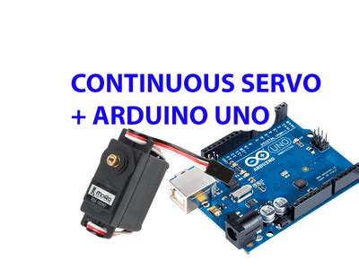 Arduino Continuous Rotation Degree Servo Driver Implementation Catch IT AI Machine