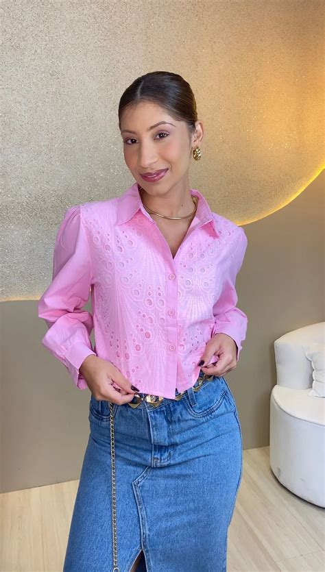 Camisa Laise Zoe 2089 Rosa Godê