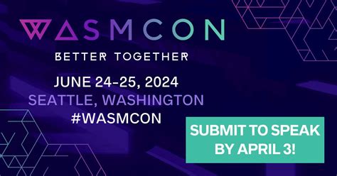 The Linux Foundation On Linkedin Wasm Wasmcon Wasm Webassembly