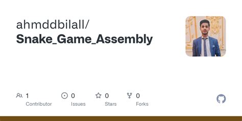 GitHub Ahmddbilall Snake Game Assembly