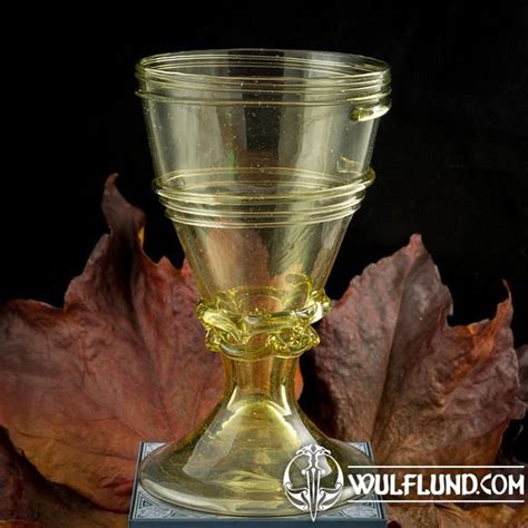 Medieval Wine Glass 14th Century France Historical Glass Feasting