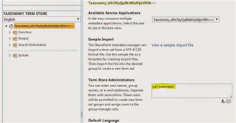 Sharepoint Journey Sharepoint Taxonomy 2013