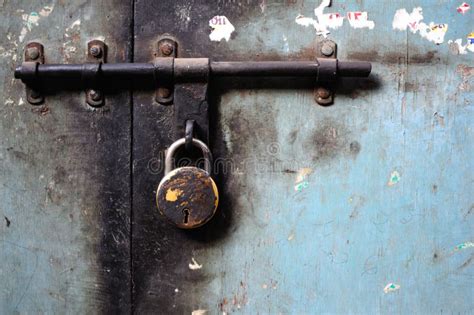 Locked Stock Image Image Of Indian Close Closed Lock