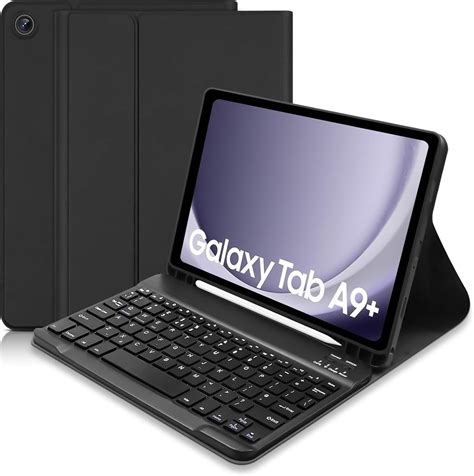 Techgear Keyboard Case For Samsung Galaxy Tab A Plus Sm X Sm X Strike Folio Pu