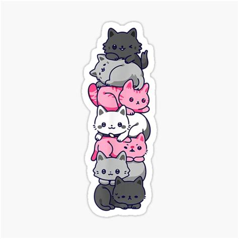 Demigirl Pride Cat Lgbt Demi Girl Flag Cute Kawaii Cats T Shirt