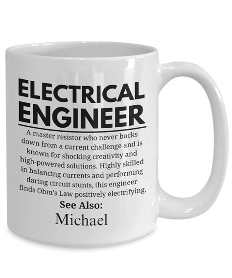 Electrical Engineer Mug Custom Engineer Mugfunny Engineer T T For Electrical Engineers