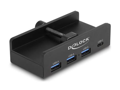 Delock Produkte 64284 Delock Externer Usb 5 Gbps 4 Port Hub 3 X Usb Typ