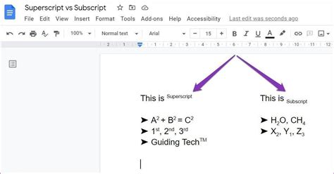 C Mo Agregar Texto En Super Ndice O Sub Ndice En Google Docs Moyens I O