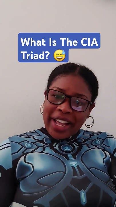 What Is The Cia Triad Ciatriad Confidentiality Integrity Cybersecurity Youtube