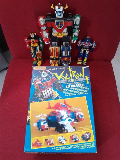Voltron Robot Set With Air Warrior Hobbies And Toys Memorabilia And Collectibles Vintage