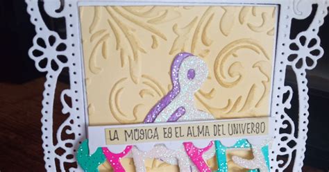 Mi Scrap La Música Card