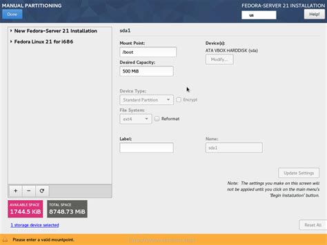 Fedora Server Installation Guide With Screenshots