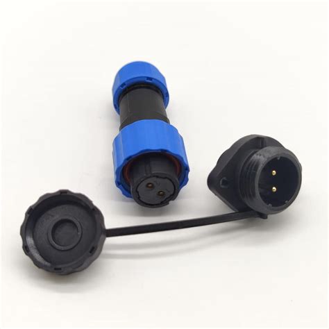 Buy Elecbee Pin Waterproof Connector Plug Sp Series Pin Female Plug Male Hole Flange
