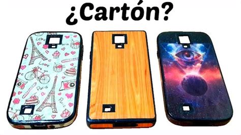 Cómo hacer una funda para el móvil con cartón