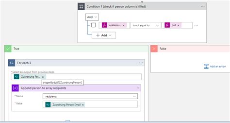 Logic Apps Sending Email From Sharepoint List To Recipient From Person