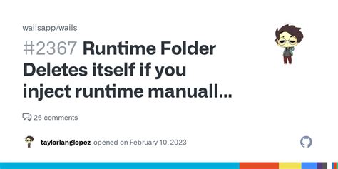 Runtime Folder Deletes Itself If You Inject Runtime Manually To Get