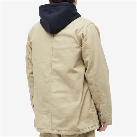 Dickies Duck Canvas Chore Jacket Stone Washed Desert Sand End Us