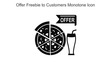 Offer Freebie To Customers Monotone Icon In Powerpoint Pptx Png And Editable Eps Format Ppt Sample