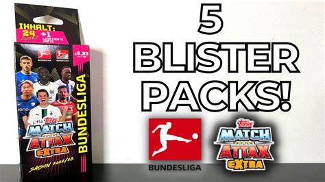 5 NEW LIMITED EDITION CARDS TOPPS MATCH ATTAX EXTRA BUNDESLIGA 2022