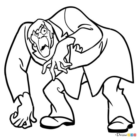 How To Draw The Creeper Scooby Doo