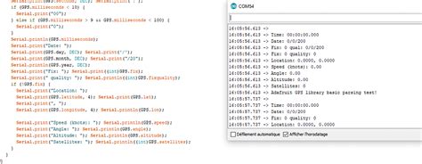 Showing Gps Latitude And Longitude And Sending It To A Phone Through Bluetooth General