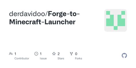 Github Derdavidooforge To Minecraft Launcher