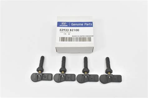 4X CZUJNIK CIŚNIENIA OPON TPMS 52933 B2100 HYUNDAI I10 II VELOSTER