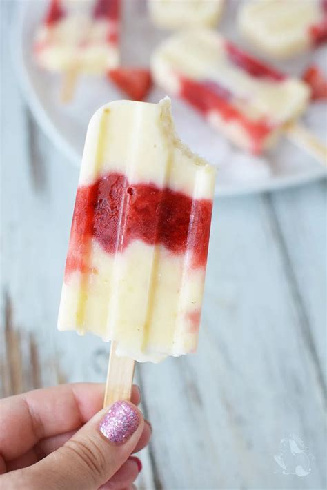 Strawberry Cheesecake Popsicle Recipe Homemade Pudding Pops