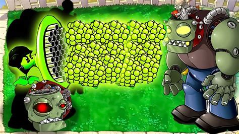 Plants Vs Zombies Ultra Gatling PEA VS Dr Zomboss Gargantuar YouTube