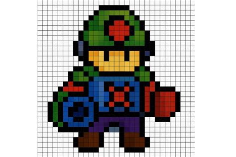 Pixel Art Brawl Stars Corbac Mod Le Coloriage Facile Dessin Imprimer